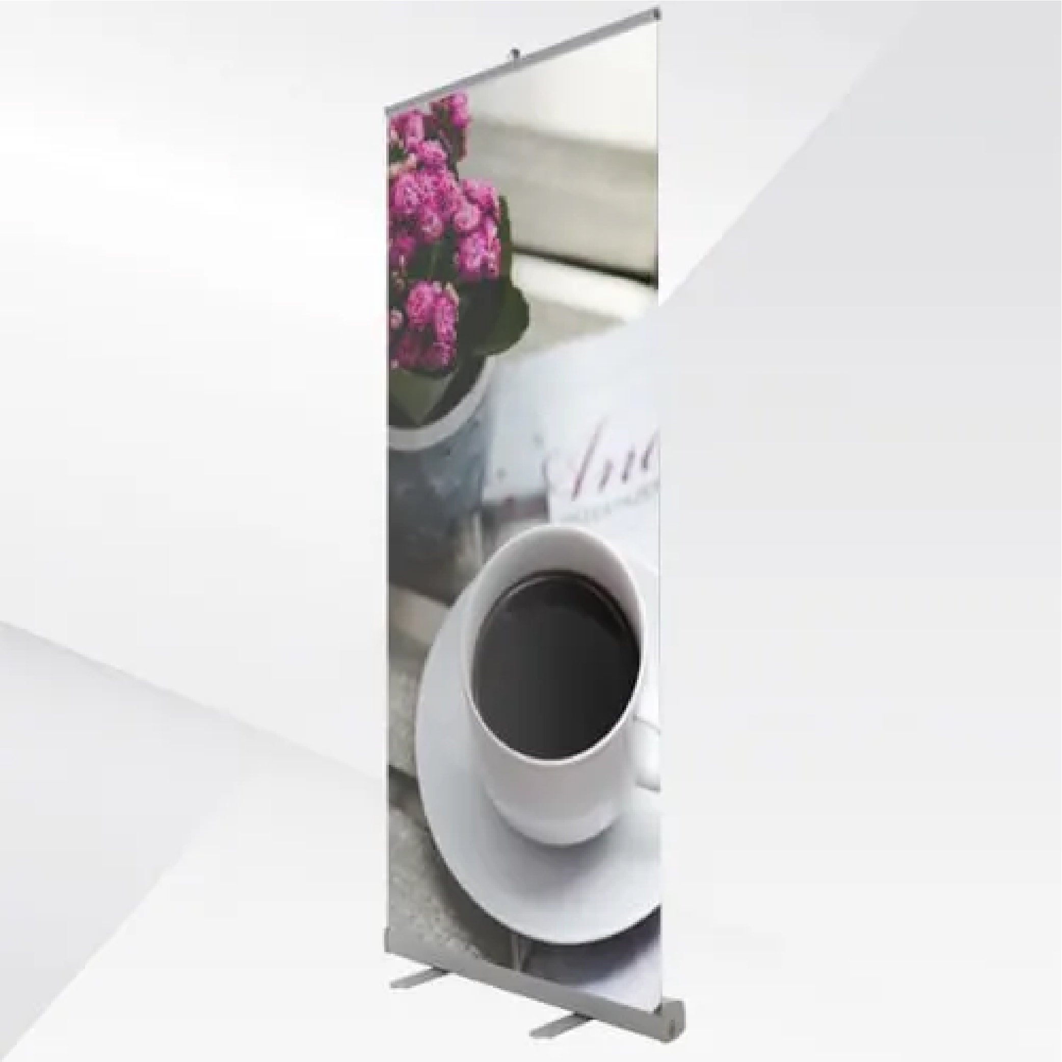 Custom printed retractable pop up banner with economy stand | Printova